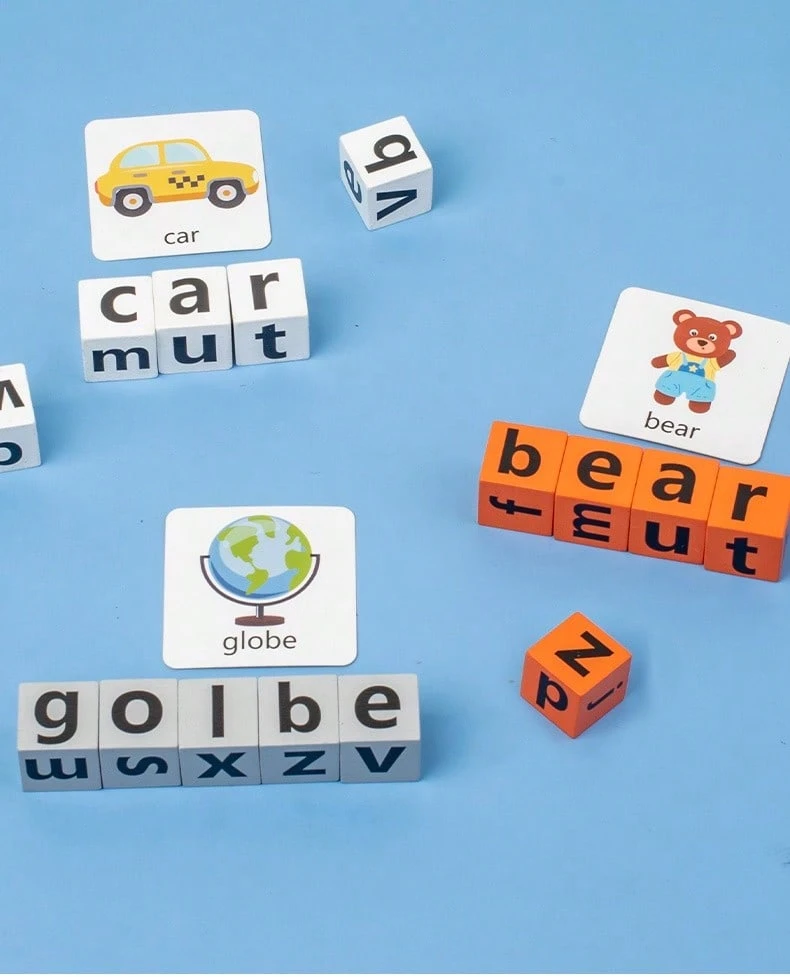 English Spelling Word Learning Toys For Children Aged 3-6 Years ...