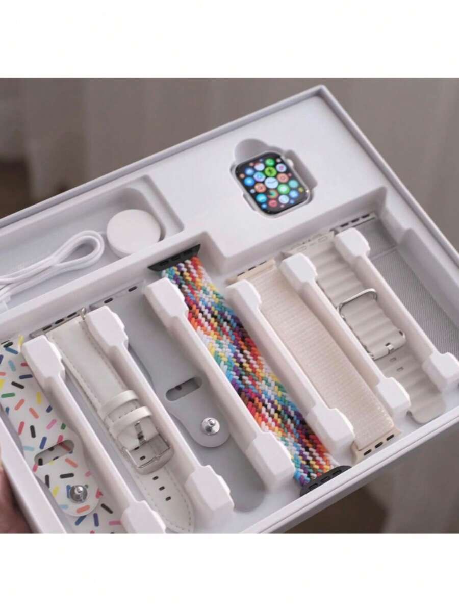 SmartWatch Hw Ultra Mini 2 Acompanha 7 Pulseiras 41mm Ideal Para Pulsos ...