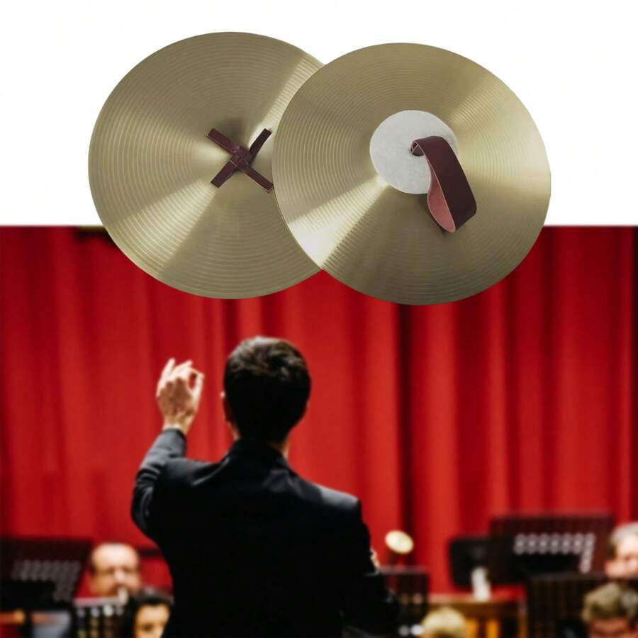 Par de Pratos de Choque, Instrumento Musical para Festa Profissional ...