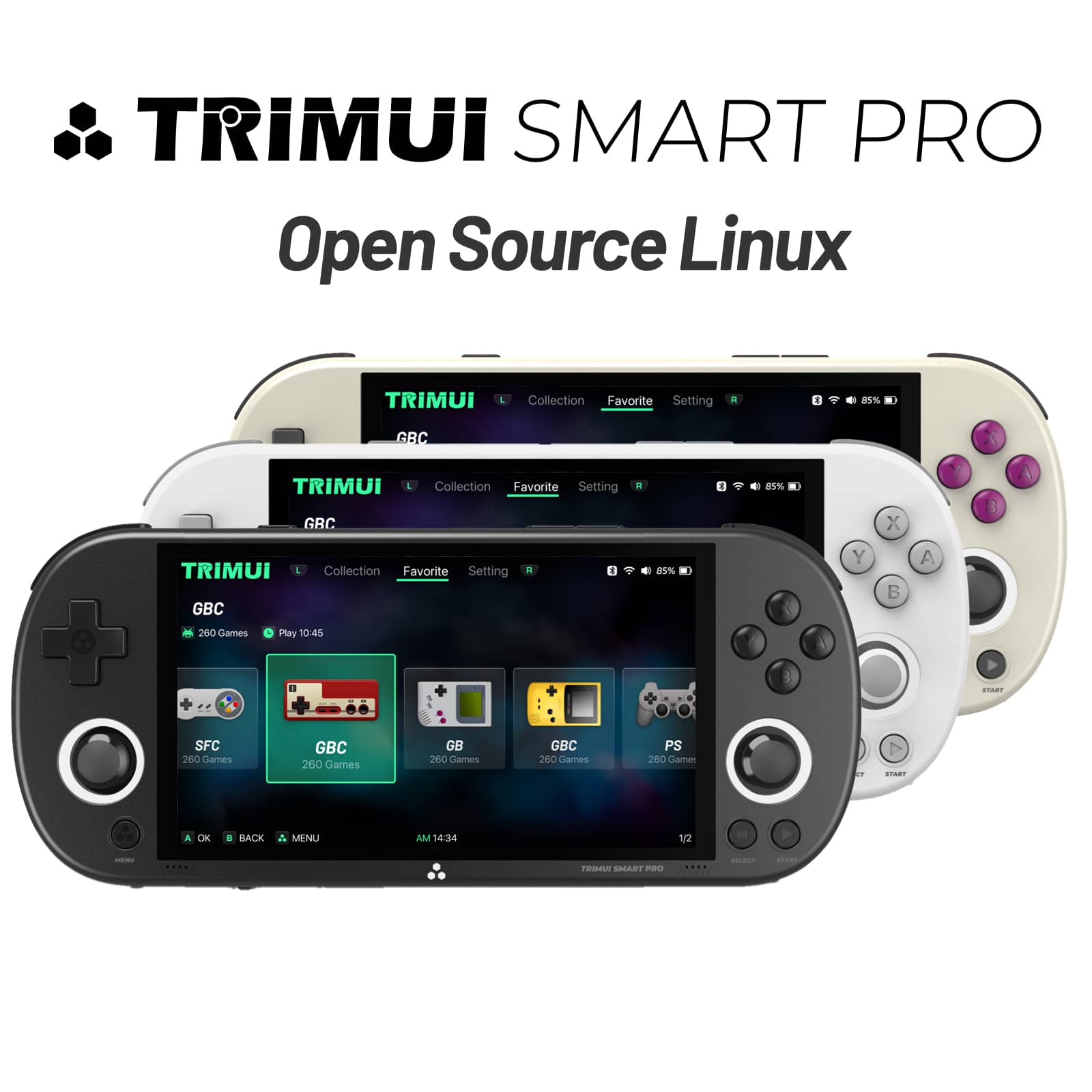 TRIMUI Smart Pro Handheld Game Console, Retro Arcade Games, Open Source ...