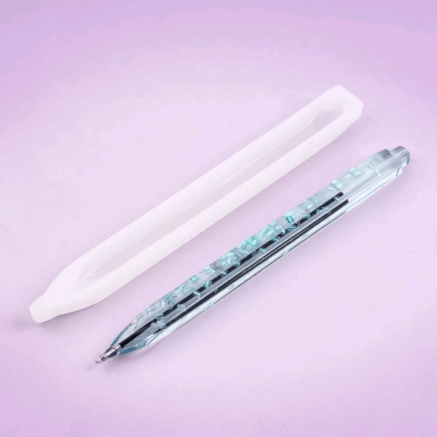 Kit 3 Moldes Silicone Criação De Caneta Quadrada Resinas | SHEIN Brasil