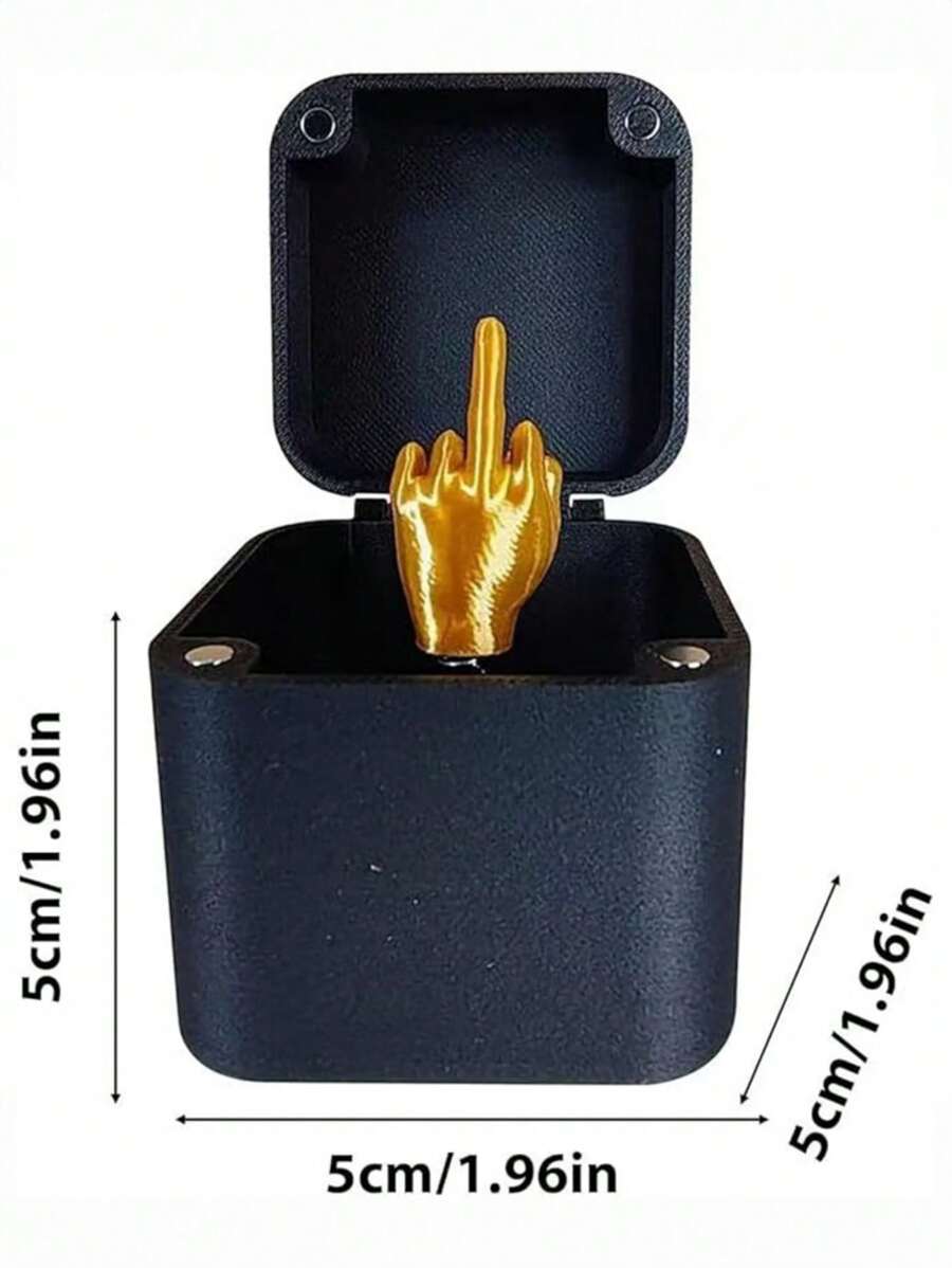 1pc Middle Surprise Finger Gift Box, Finger Middle In A Box, Annoying ...