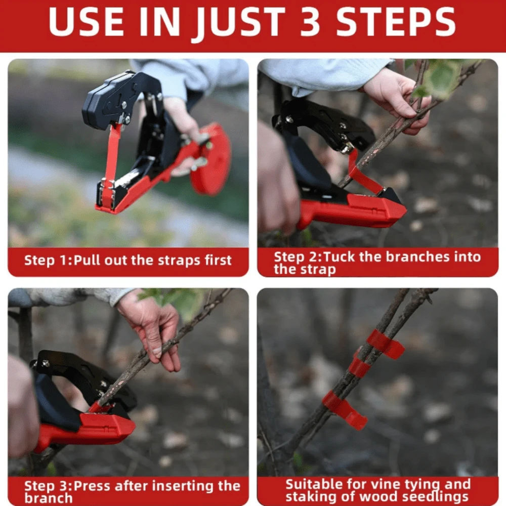 Plant Tying Machine, Lightweight Plant Tying Tape Tool To Tie Up Vine ...