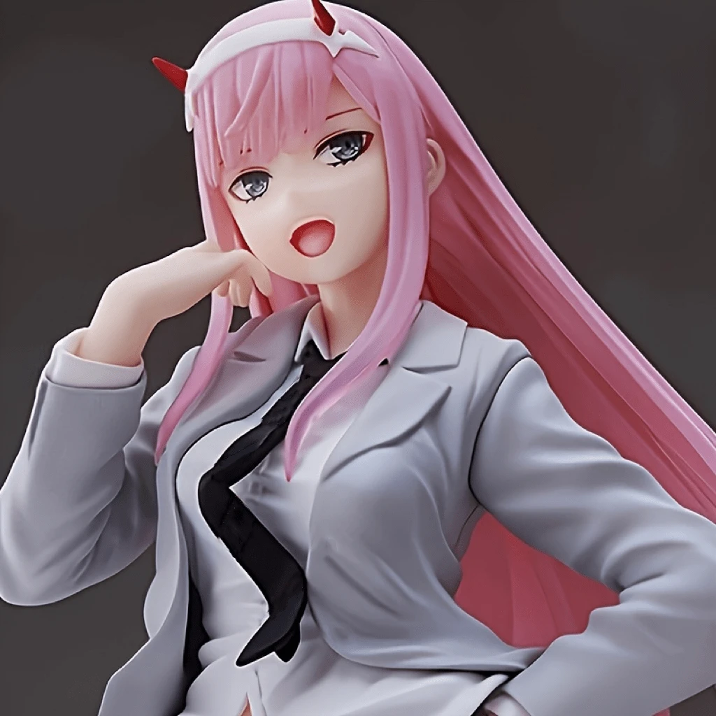 1 Peça Figurinha Anime 19cm/7,48 polegadas Zero Two, Brinquedos da ...