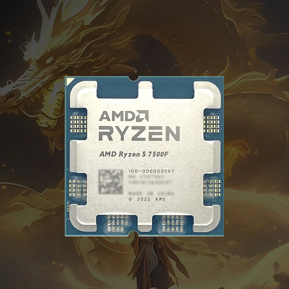 Ryzen 5 7500F 3.7GHz Base Clock 6-Core 12-Thread Desktop Processor CPU ...