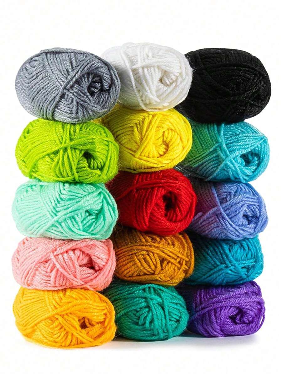 50g-Hilo para crochet, hilo para ganchillo, set de ganchillo para ...