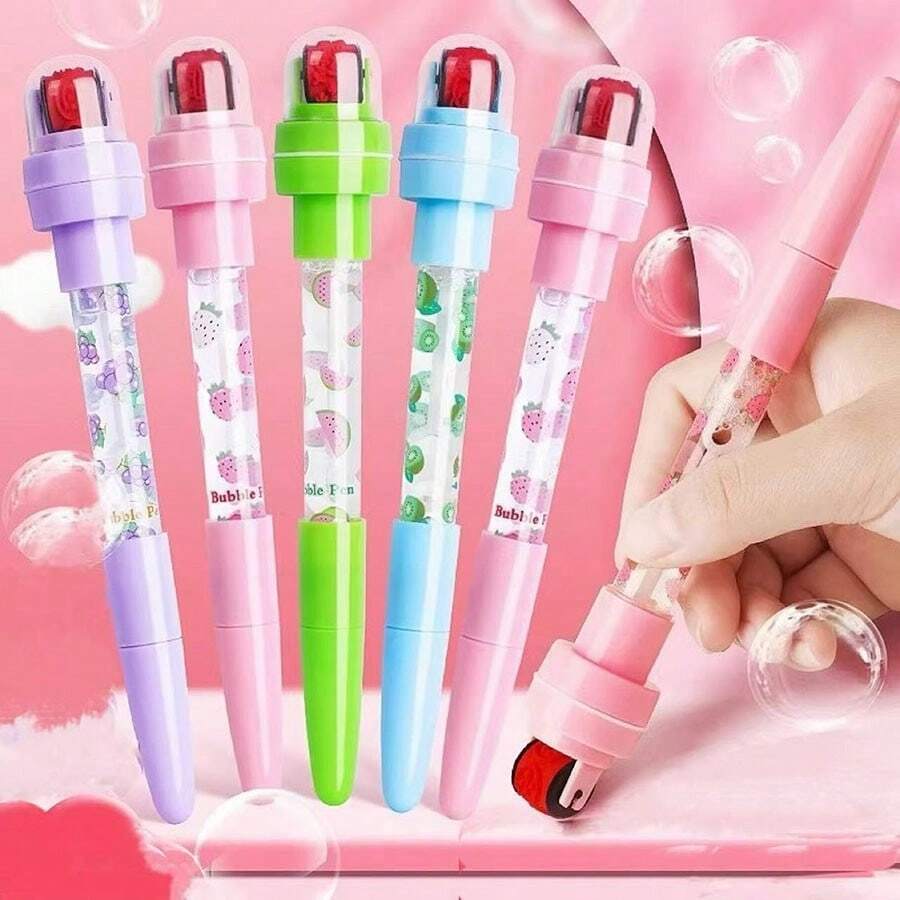 1/3pcs Bubble Pen, Multifunctional Rolling Stamp Pen, Children Magic ...