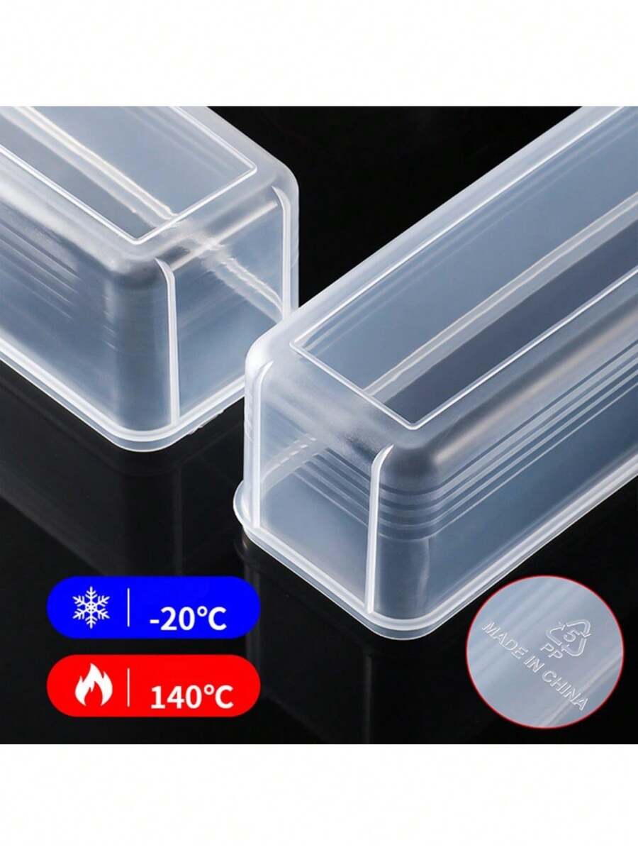 5pcs/Set Reusable Polypropylene Food Storage Containers Stackable ...