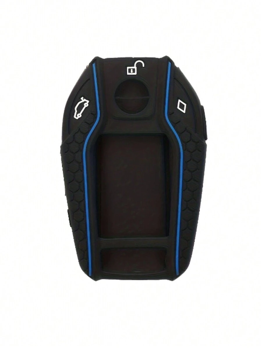 1pc Black Silicone Key Fob Cover Protector Case Suitable For BMW Cars ...