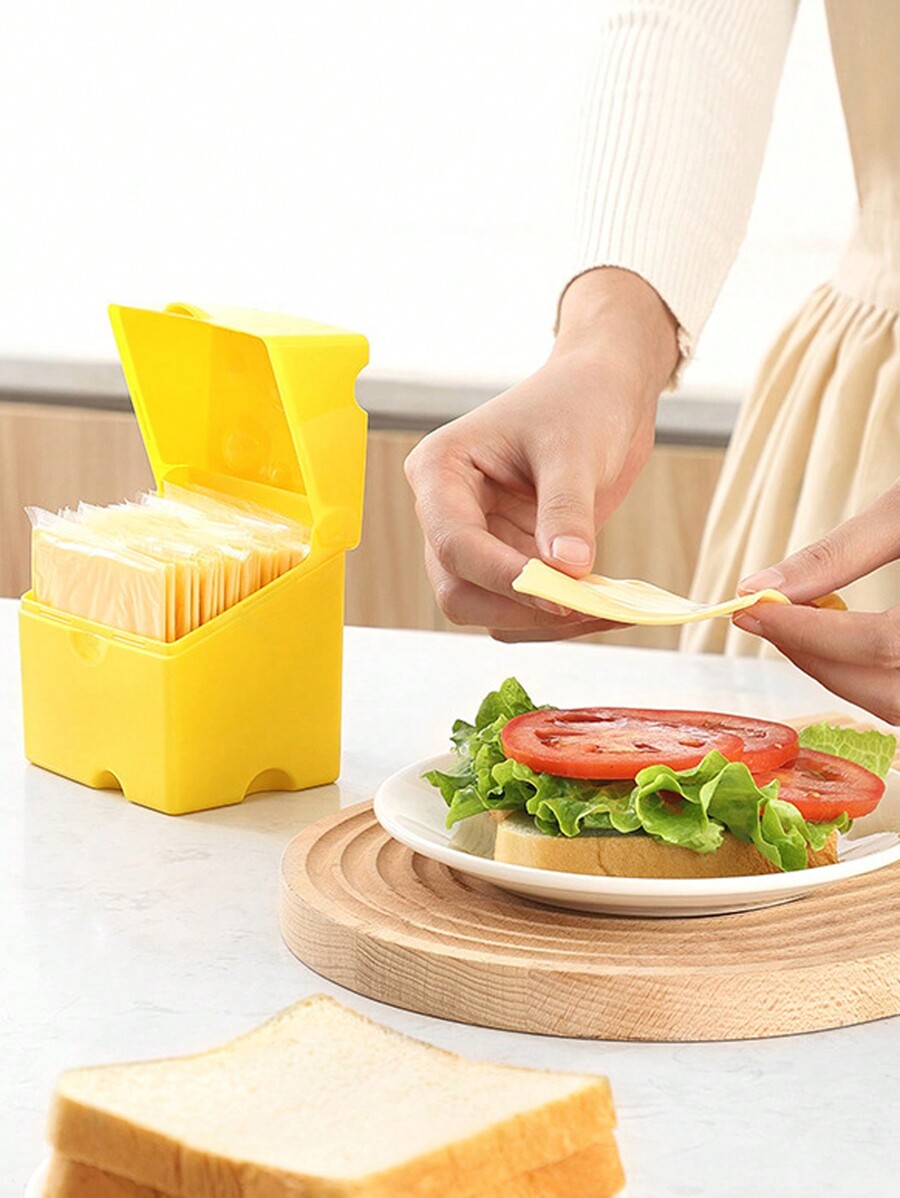 1pc Cheese Storage Box, Cheese Packaging Box, Refrigerator Storage ...