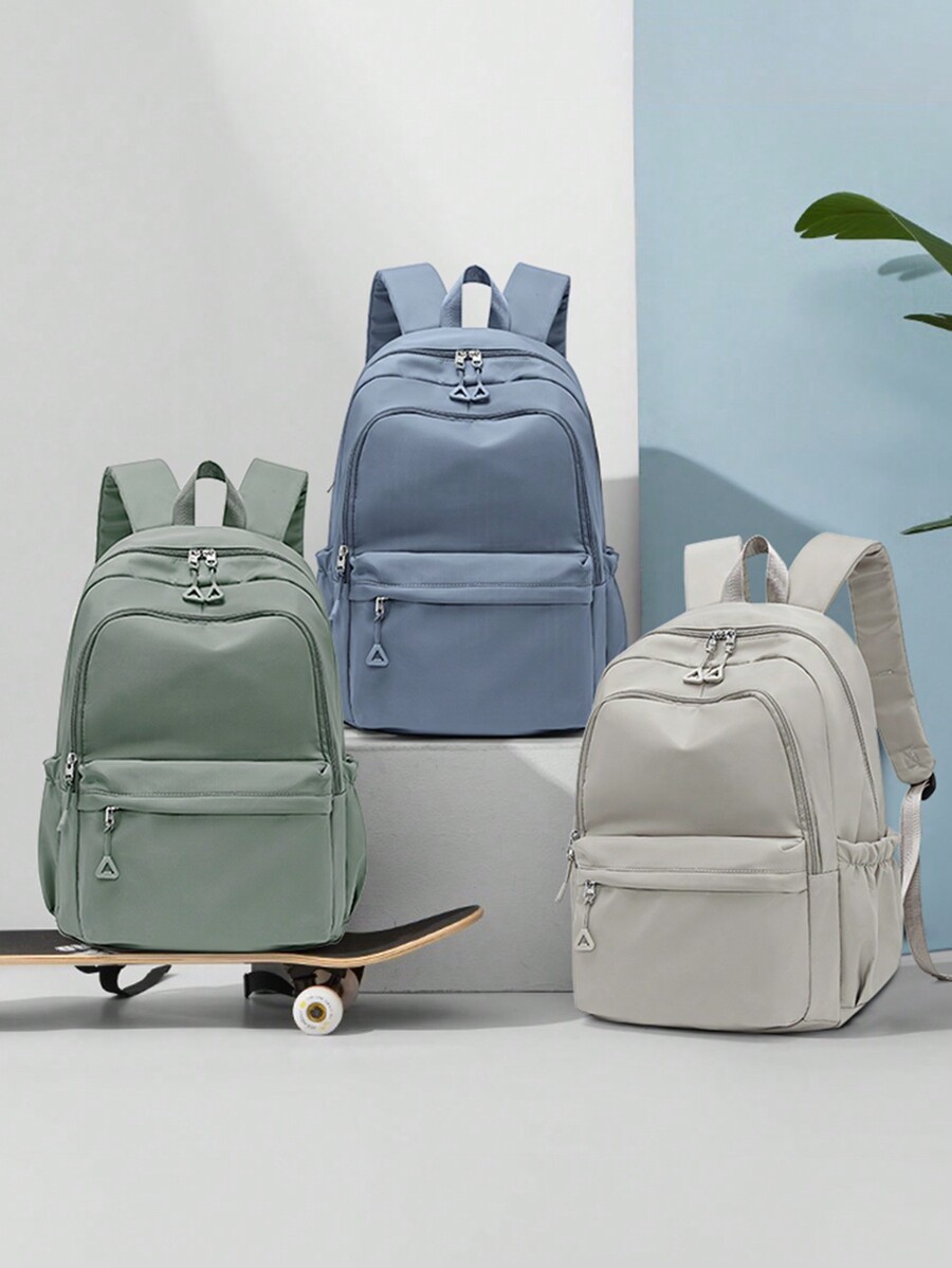 Leisure Backpack With Laotop Pocket, Classical Basic Backpack, Water ...