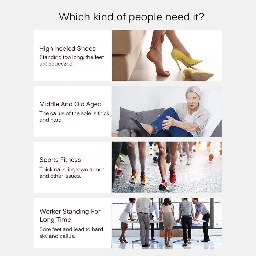 Electric Foot Grinder, New Upgraded Foot Care Tool With Automatic ...