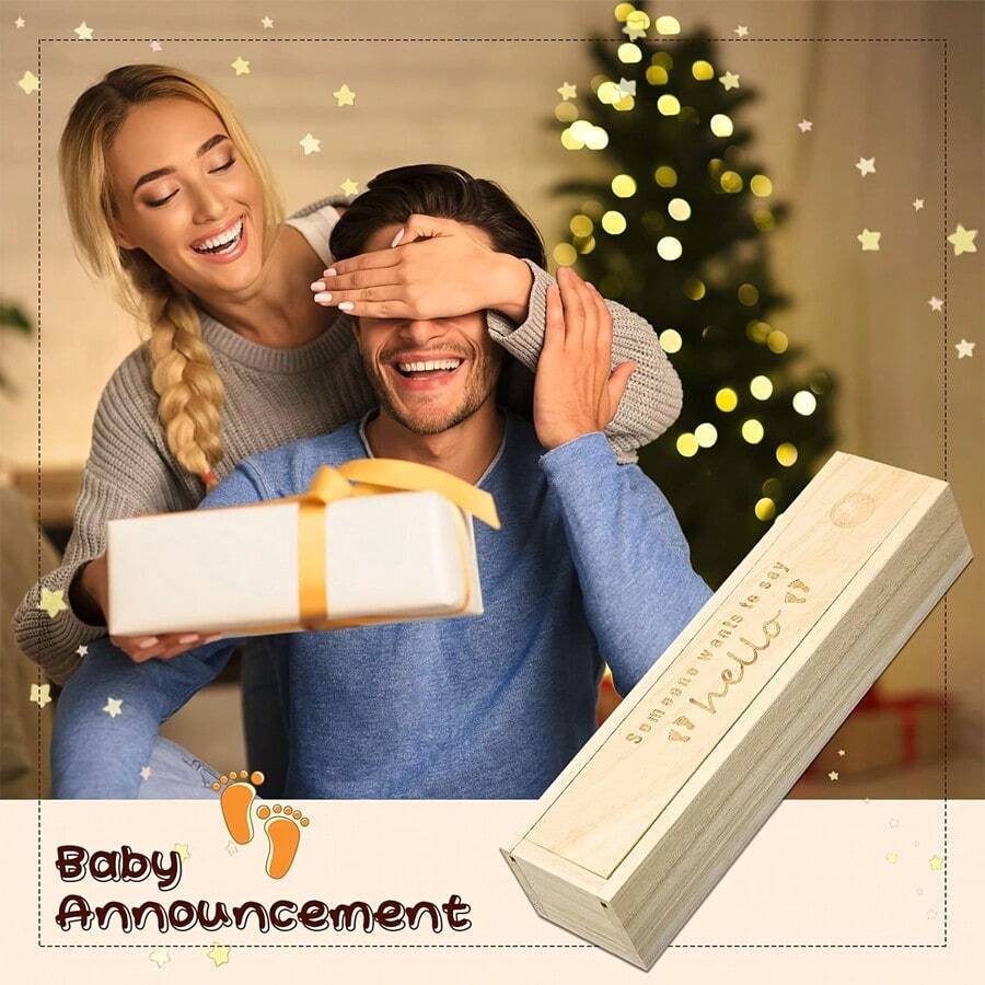 Personalized, Pregnancy Test Keepsake Box: Jewelry Storage And Newborn ...