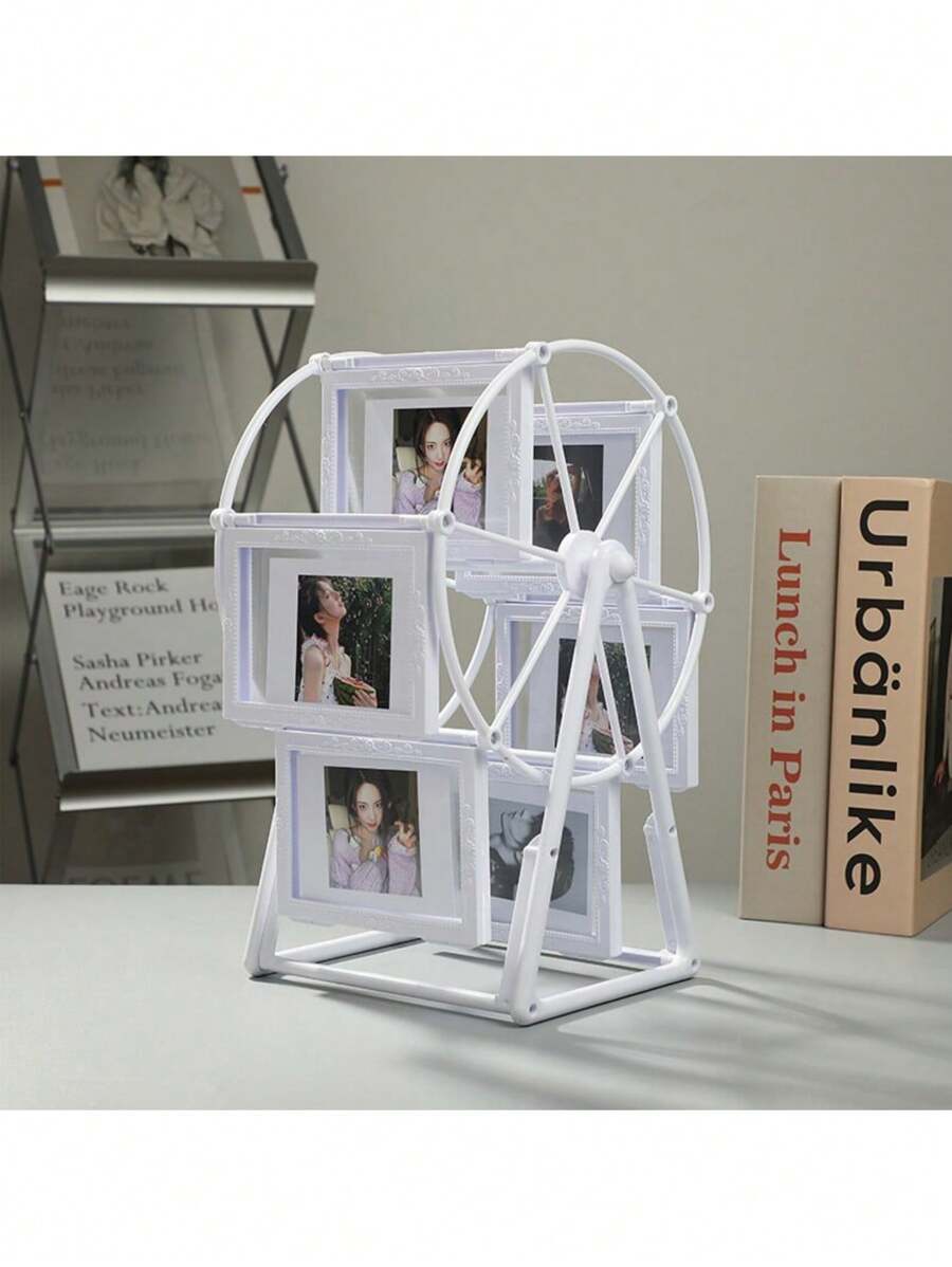 1pc Vintage Rotating Ferris Wheel Photo Frame, Desktop Family Tree ...