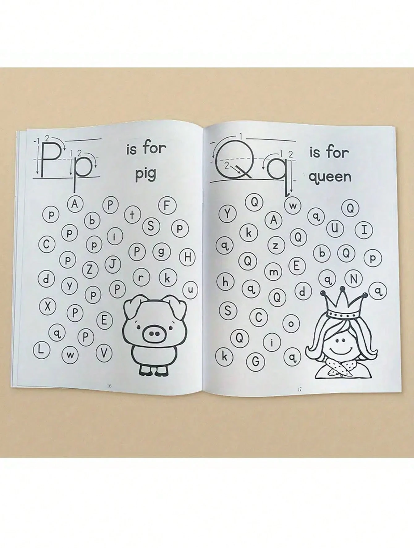 Children's Alphabet Practice Book - Fun Pre-School Learning Activities ...