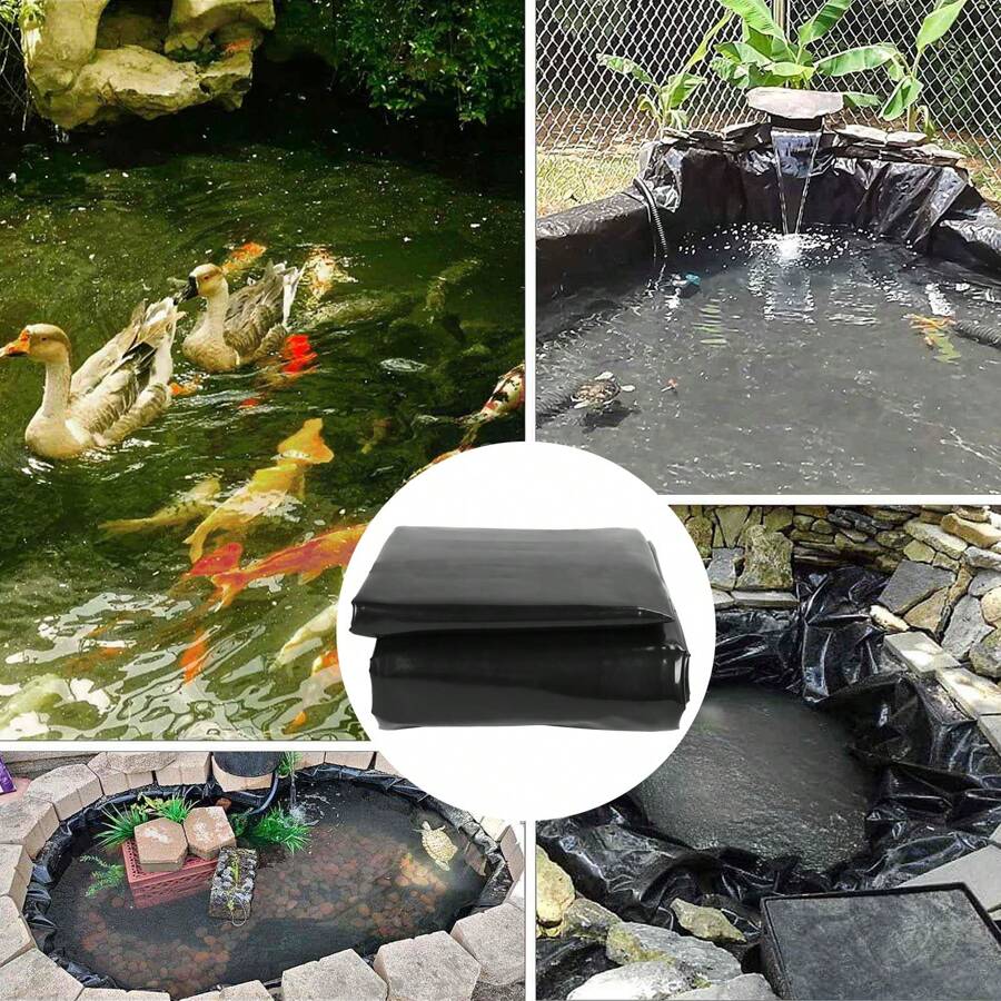 Pond Liner HDPE Prevent Leakage Easy Cutting For Outdoor Aquaculture ...