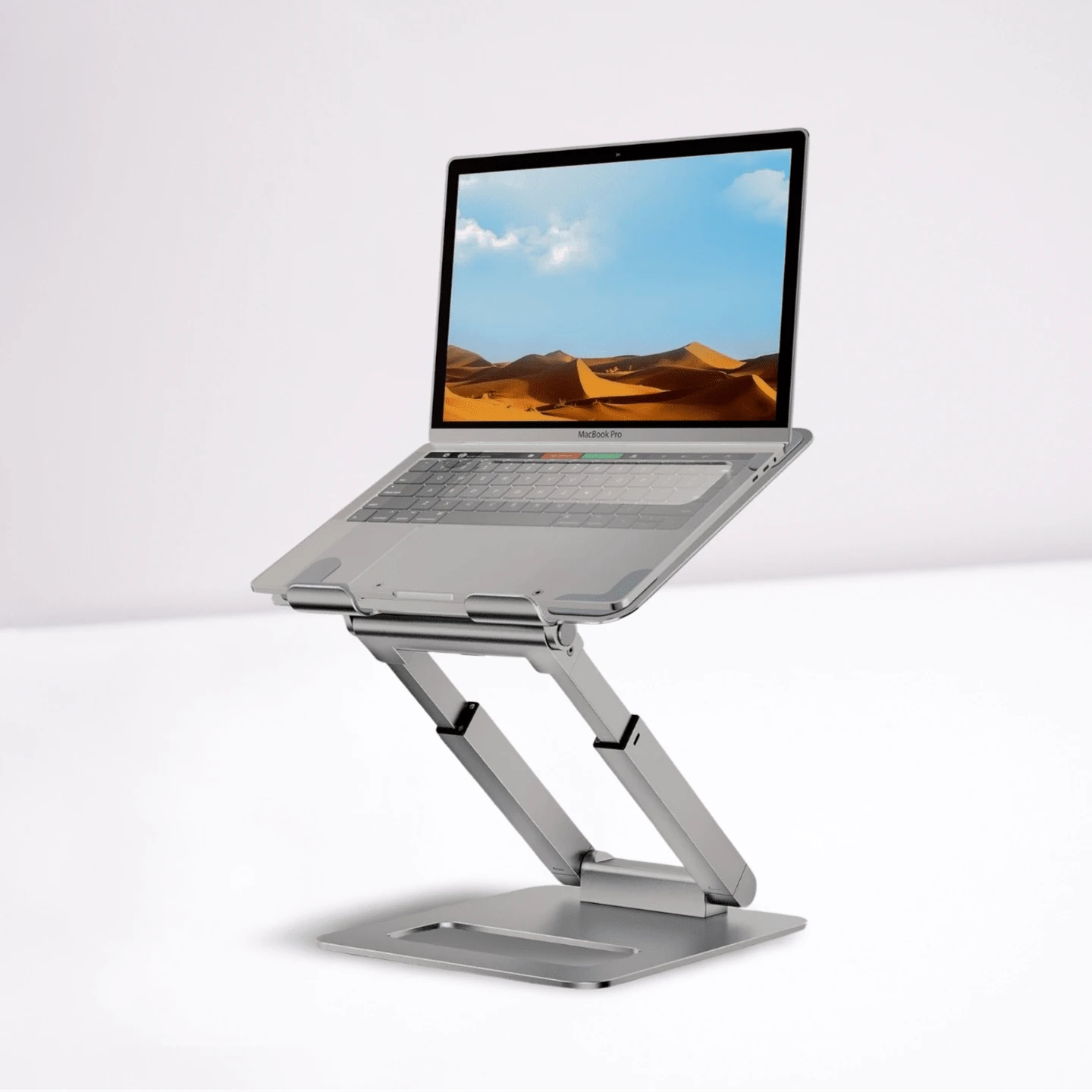 Laptop Stand For Desk With Adjustable Height Telescopic 360° Rotating ...