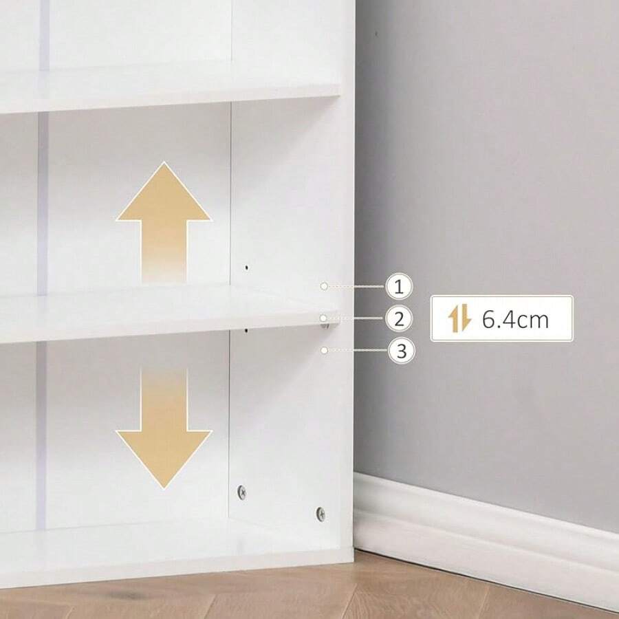 HOMCOM Fold-Out Convertible Writing Table Wall Mount Desk Cabinet With ...