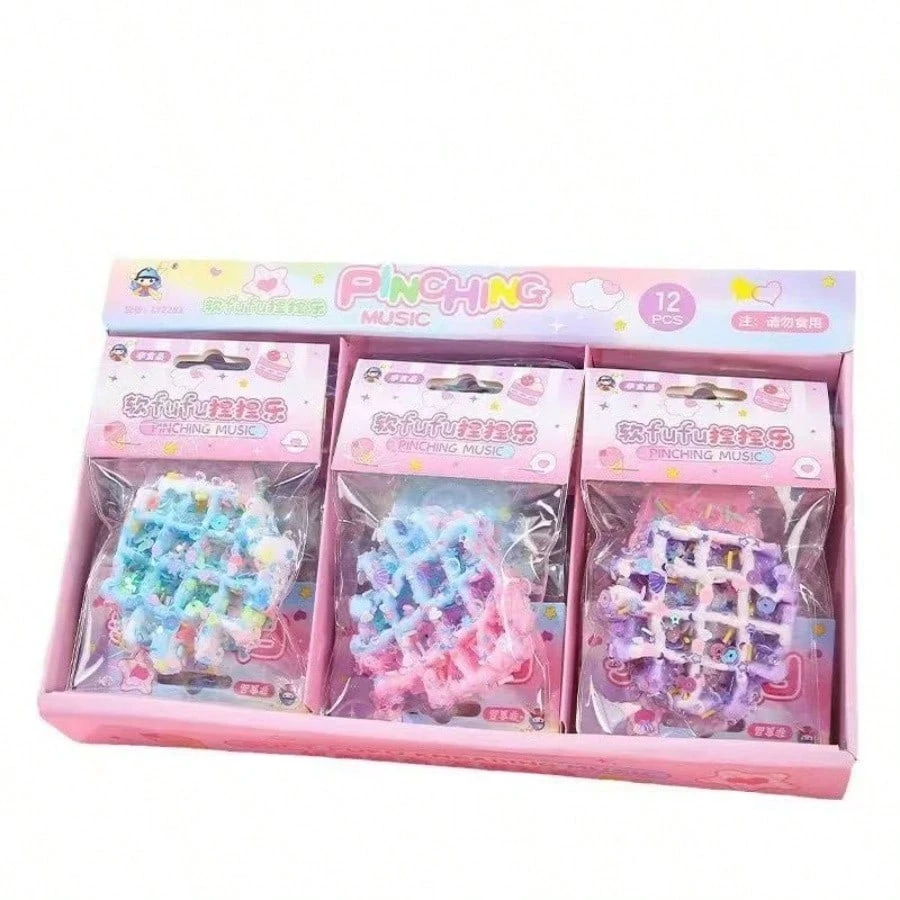 Waffle Squishy Toy, Realistic Fake Food Squeezing Decompression Stress ...