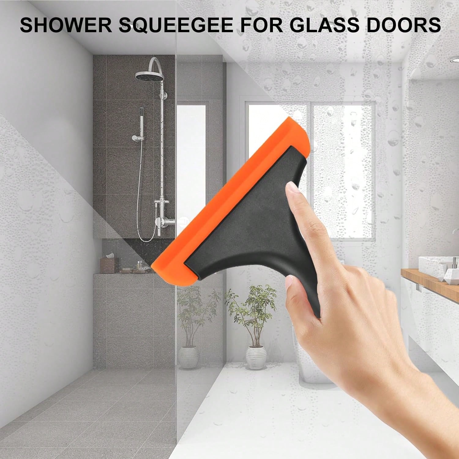 Shower Squeegee For Glass Doors, Small Squeegee For Shower Glass Door ...