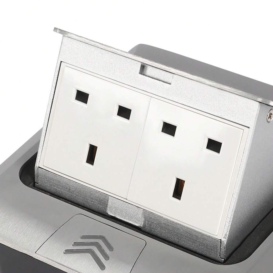 13A Pop Up Floor Electrical Power Outlet Socket Office Kitchen Desk ...