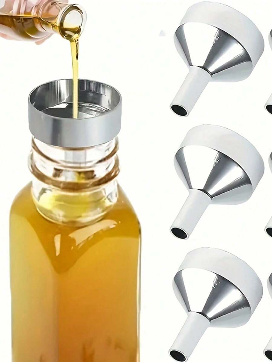 Metal Mini Funnels For Perfume & Essential Oil Transfer - Portable ...