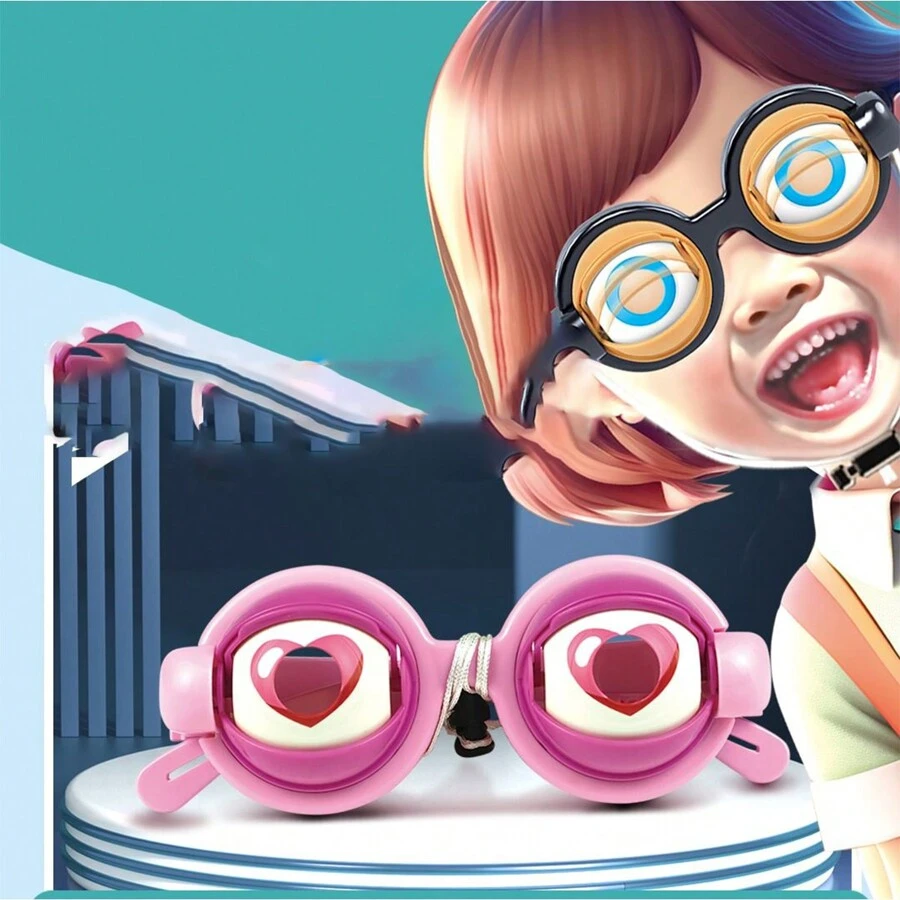 Crazy Glasses, Funny Gag Glasses With Pull String Blinking Eyes ...