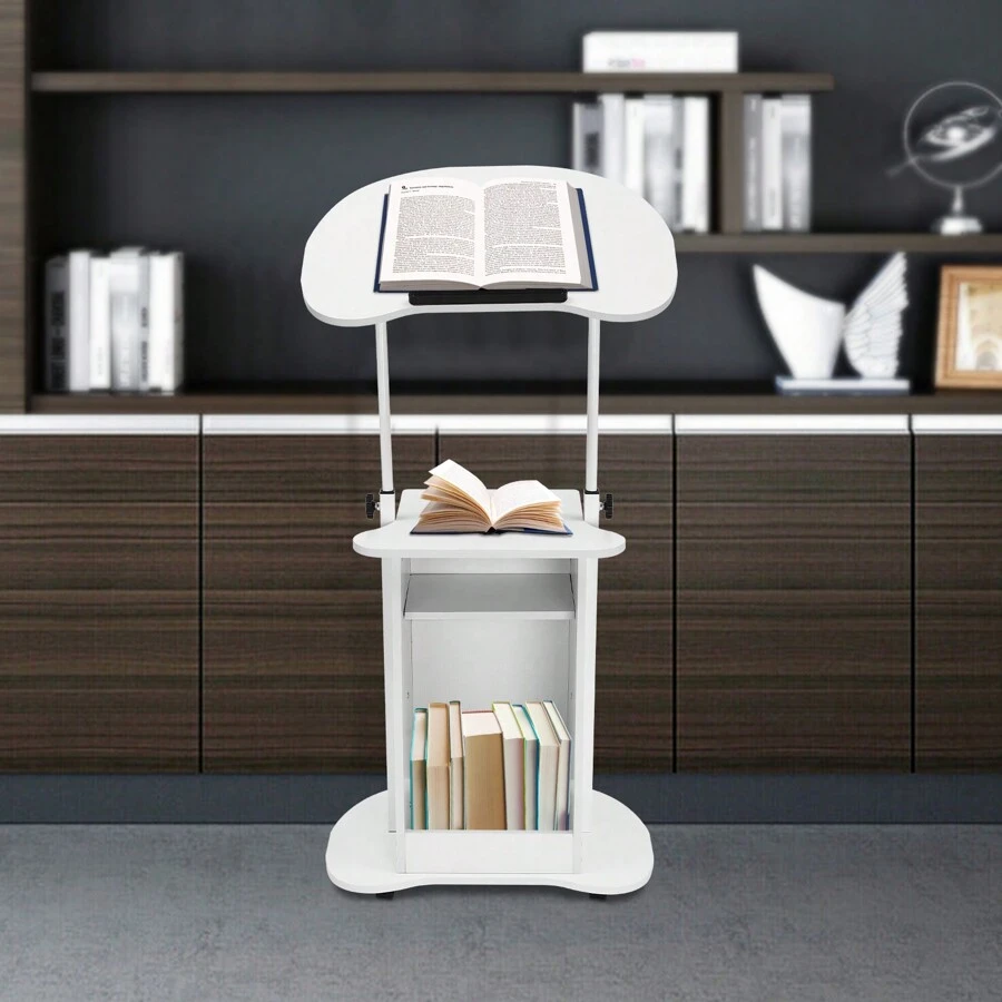 SENDERPICK Presentation Stand Mobile Height Adjustable Classroom ...