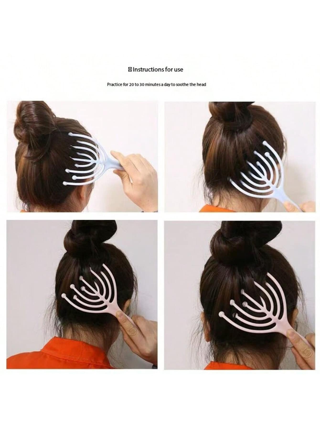 New 9-Claw Massage Tool, 9-Prong Stress Relieving Scalp Scratcher ...