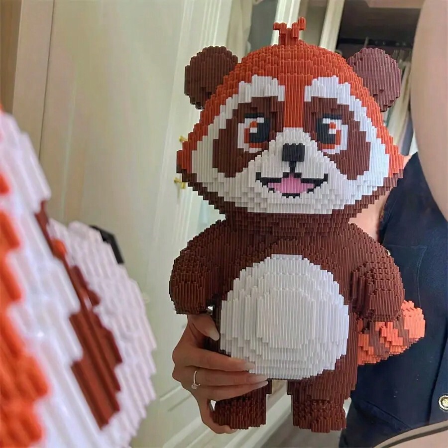 4500pcs Raccoon Building Blocks, Suitable For Halloween, Christmas ...