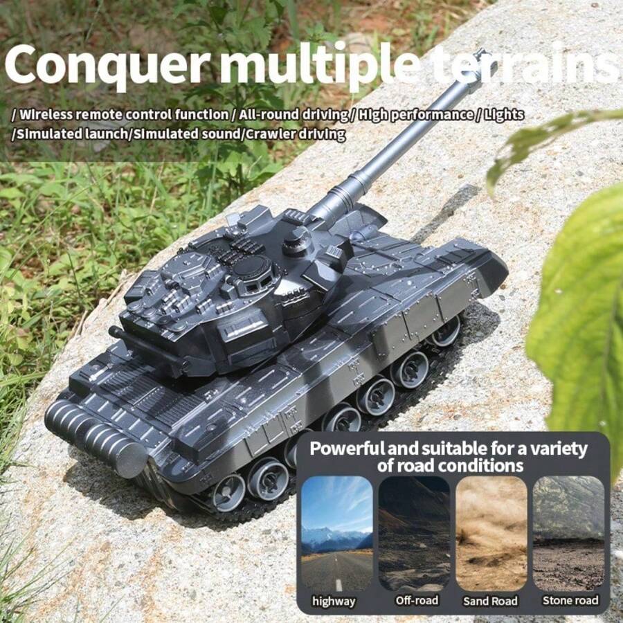 Remote Control Tank -12 Channel Tank Model Military Wireless Wired ...