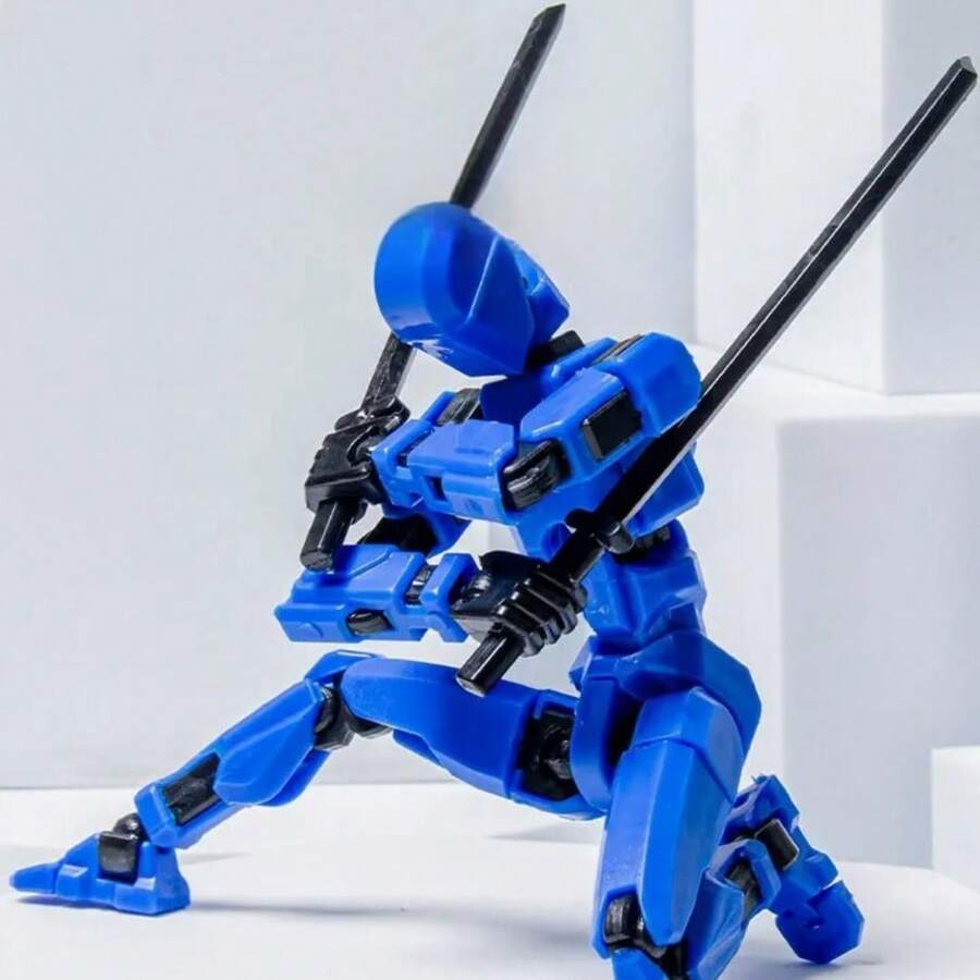 Multi-Jointed Movable Robot 3D Printed Mannequin Toy 13 Action Figure ...