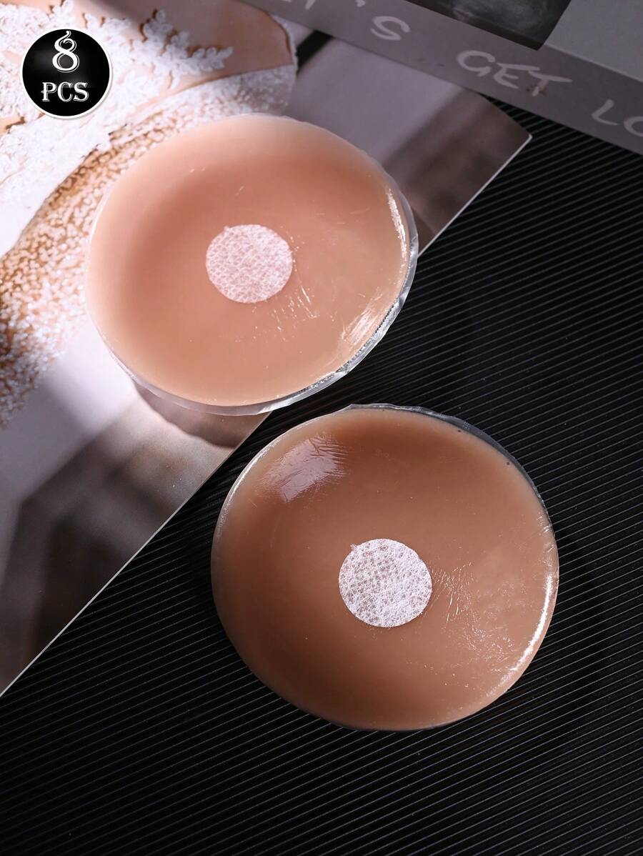 4 Pairs Invisible Push Up Sticky Bra Adhesive Strapless Silicone Bras ...