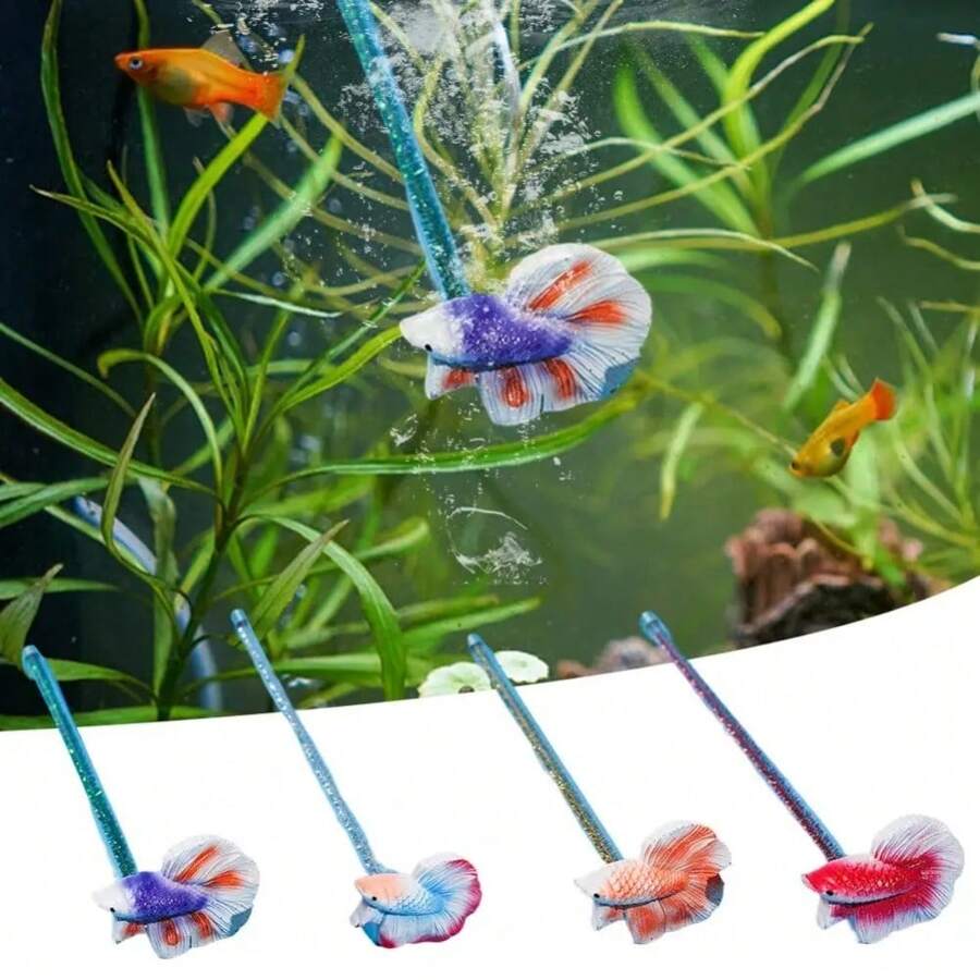 1 Pc Simulation Betta Training Wand Toy Fish Tank Interactive Stick Toy ...
