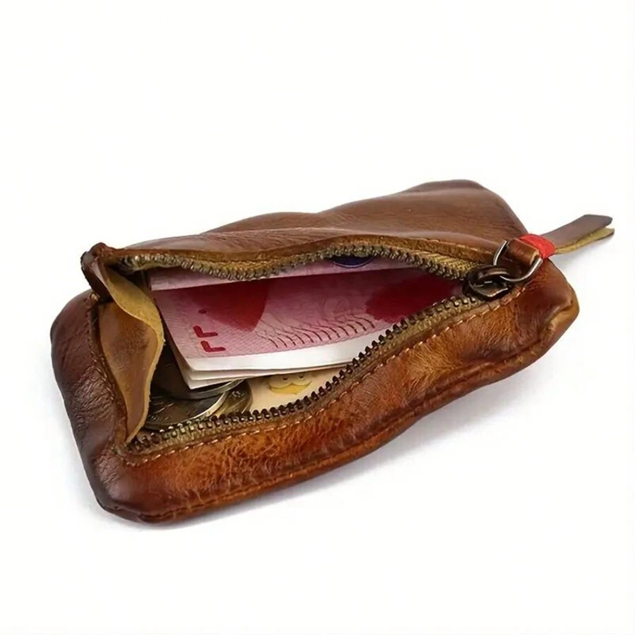 Vintage Style Handmade Top Quality Leather Wallet - Engraved Minimalist ...