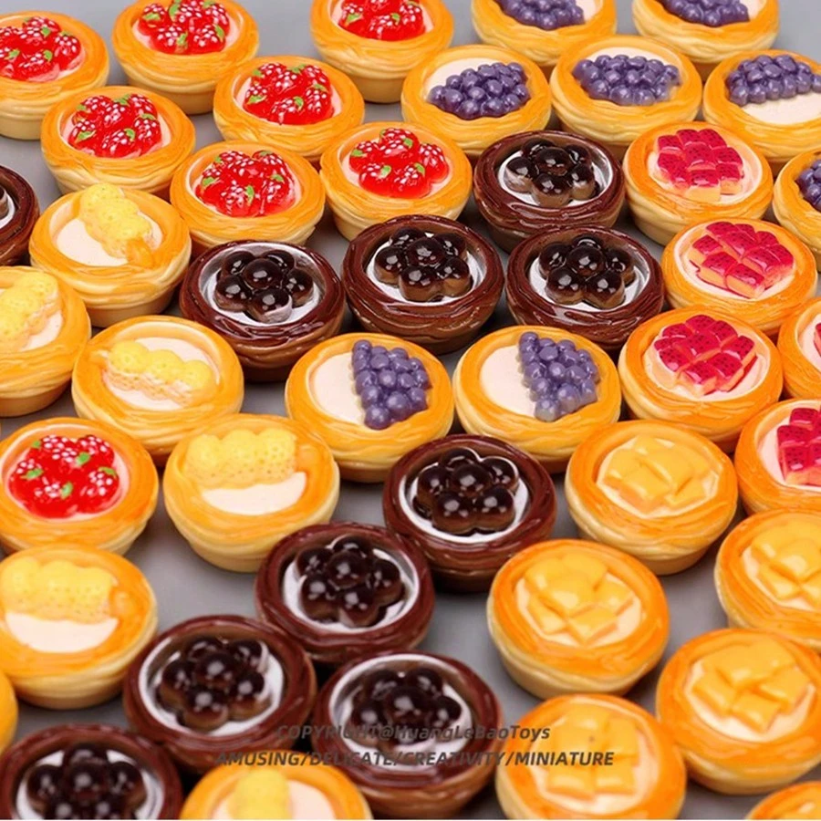 Mini Cakes, Cute Egg Tarts, Micro People Miniature Supermarket ...