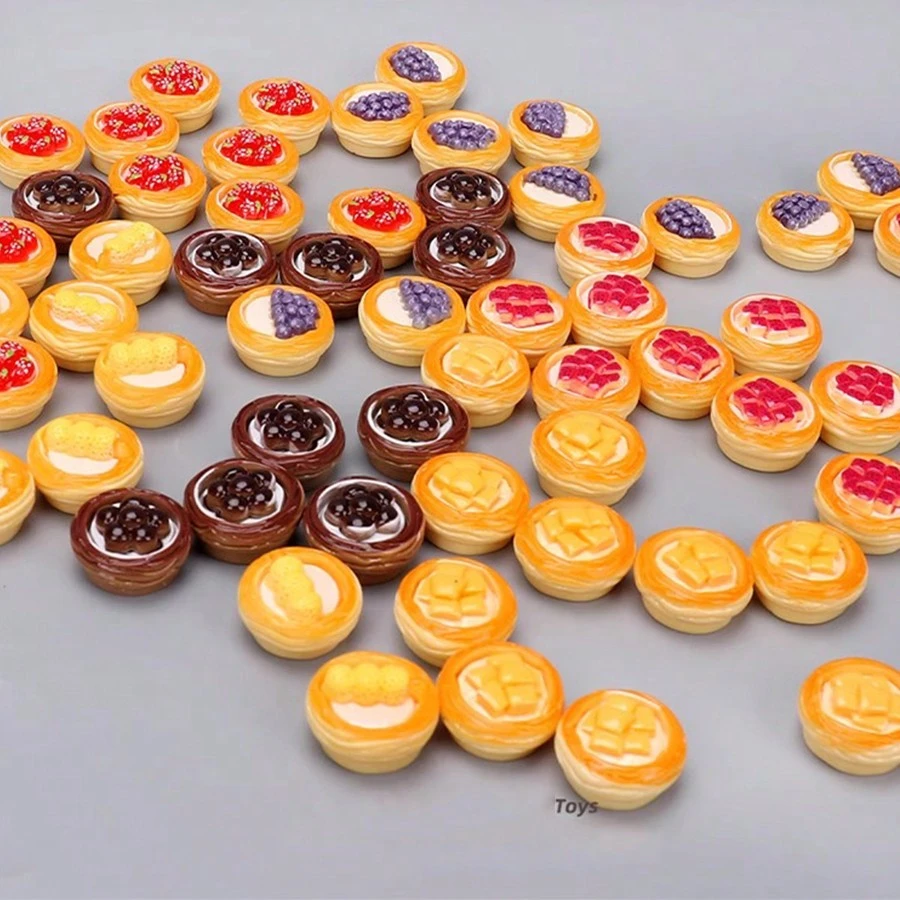 Mini Cakes, Cute Egg Tarts, Micro People Miniature Supermarket ...