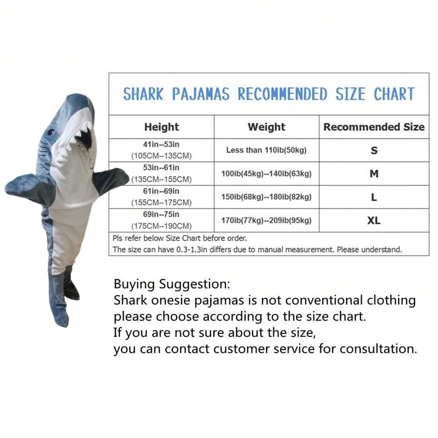 Manta con diseño de tiburón que puede extender sus brazos y pies ...