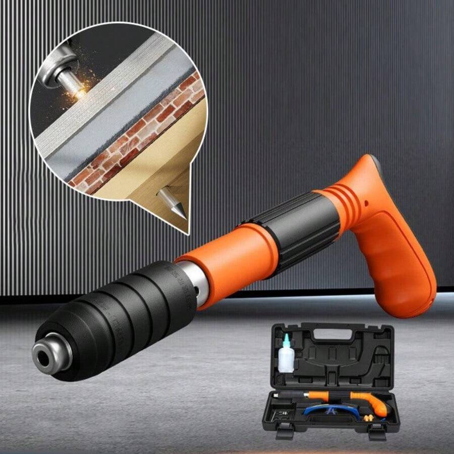 Manual Mini Steel Nail Gun 5 Gears Power Adjustable Wall Nail Guns For ...