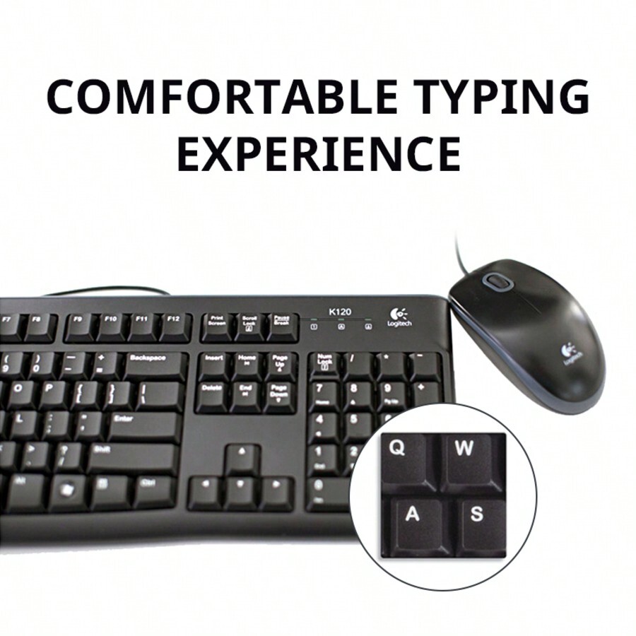 Logitech Logitech MK121P Wired Keyboard And Mouse Set Mouse Keyboard ...