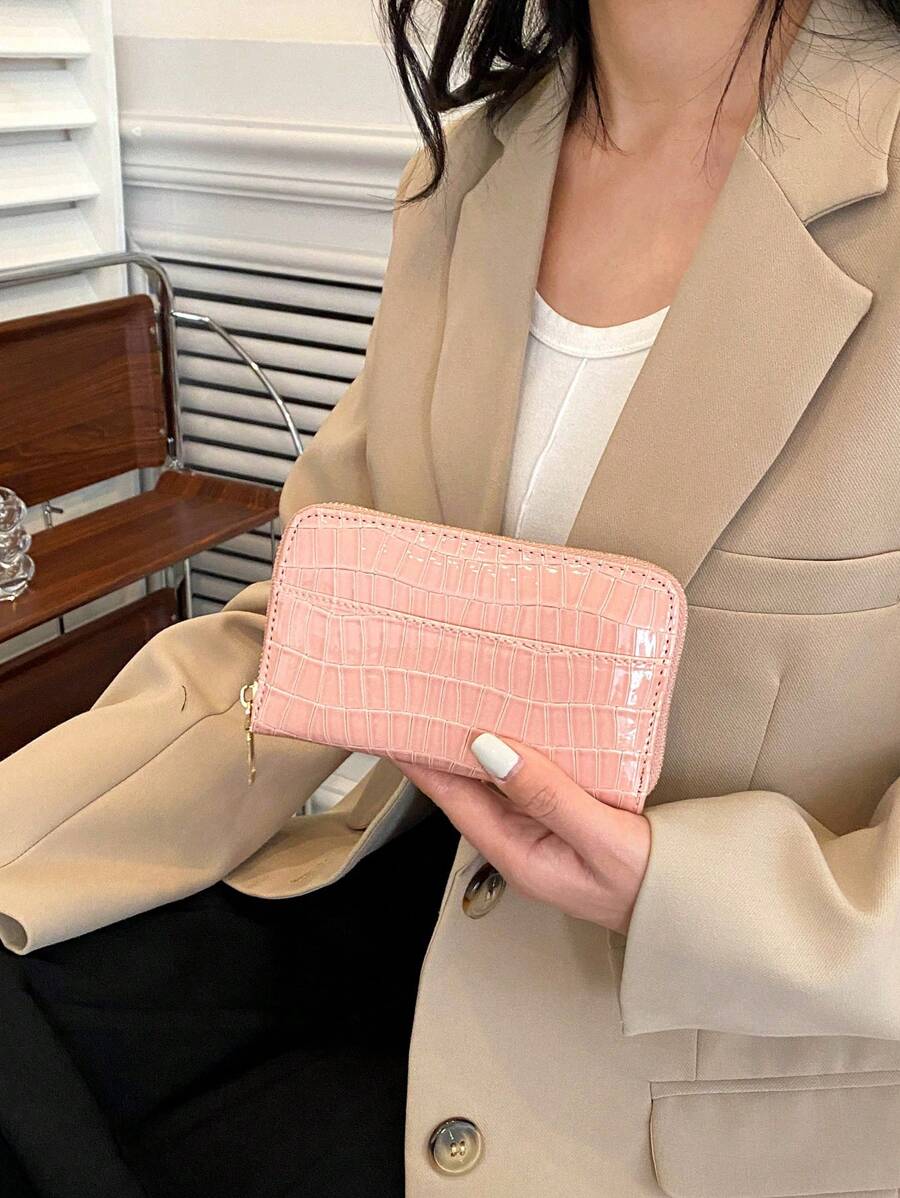 Casual Elegant With Large Floral Pattern Pink Valentine Day For Women ...