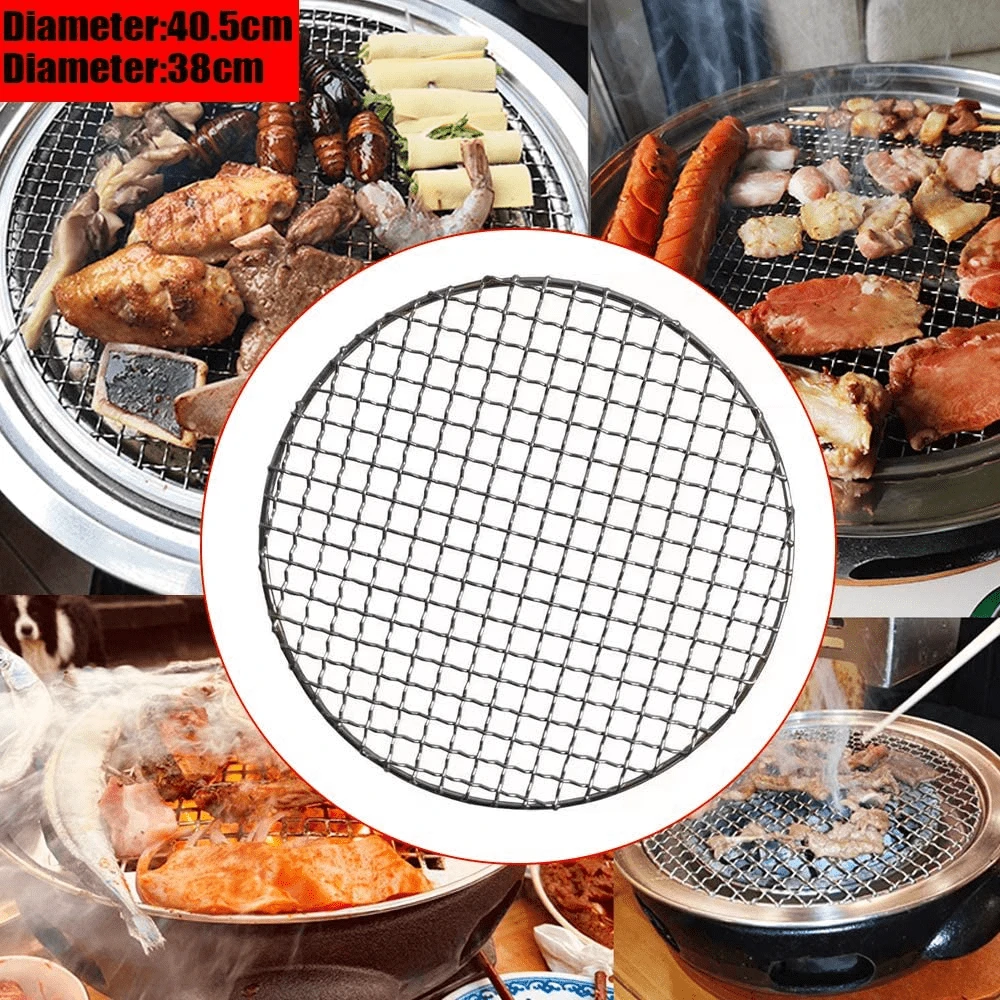TFCFL Stainless Steel Mesh Rack Grid Grate Steam Net 16 Inch Round ...