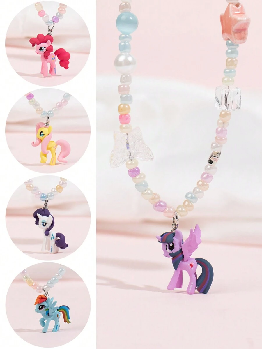 MY LITTLE PONY MY LITTLE PONY Colorful Bead Pendant Necklace,1pc Three ...