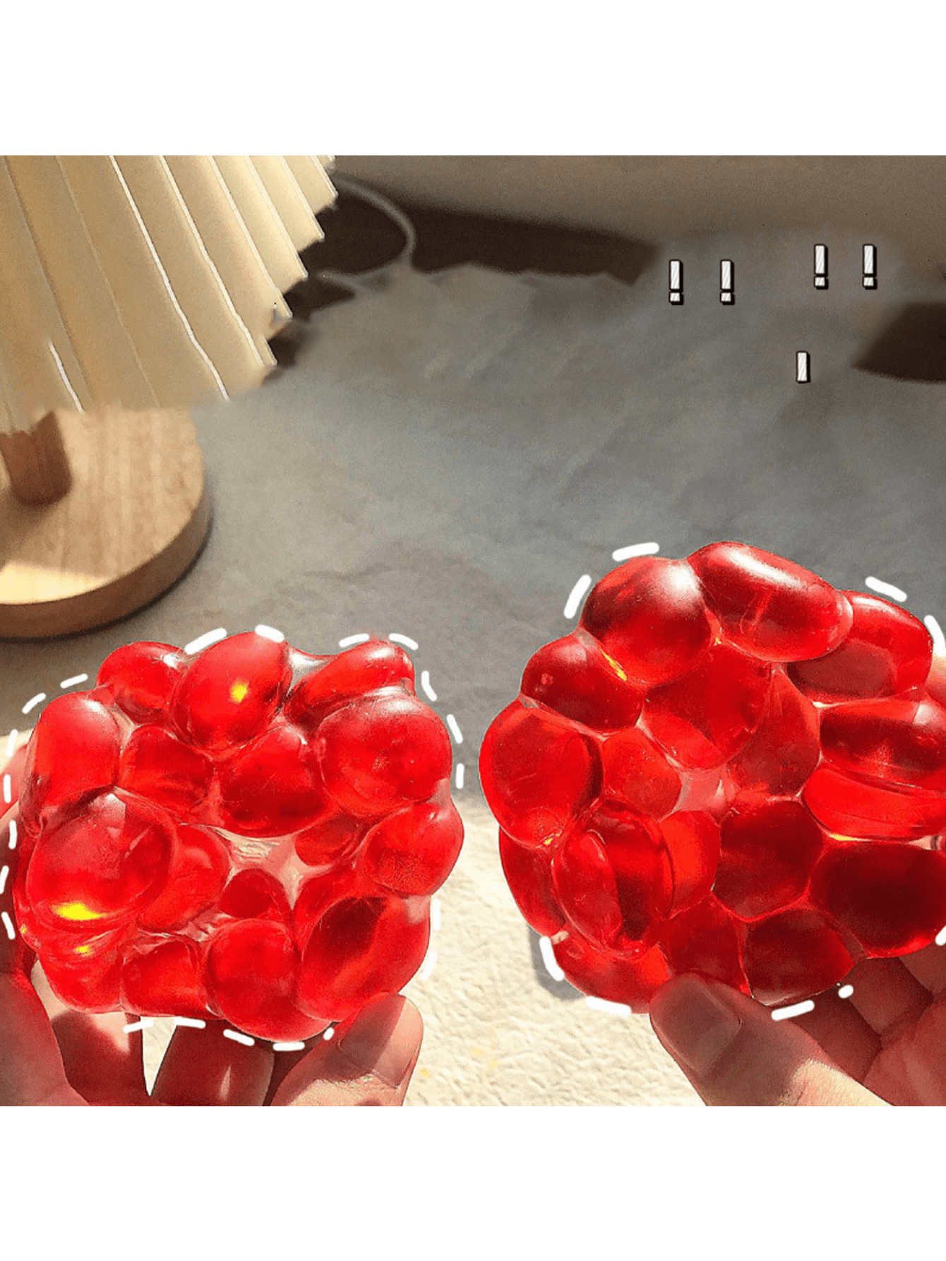 Gem Squeezy Ball Manipulative Stress Relief Squeeze Toy, High Aesthetic ...