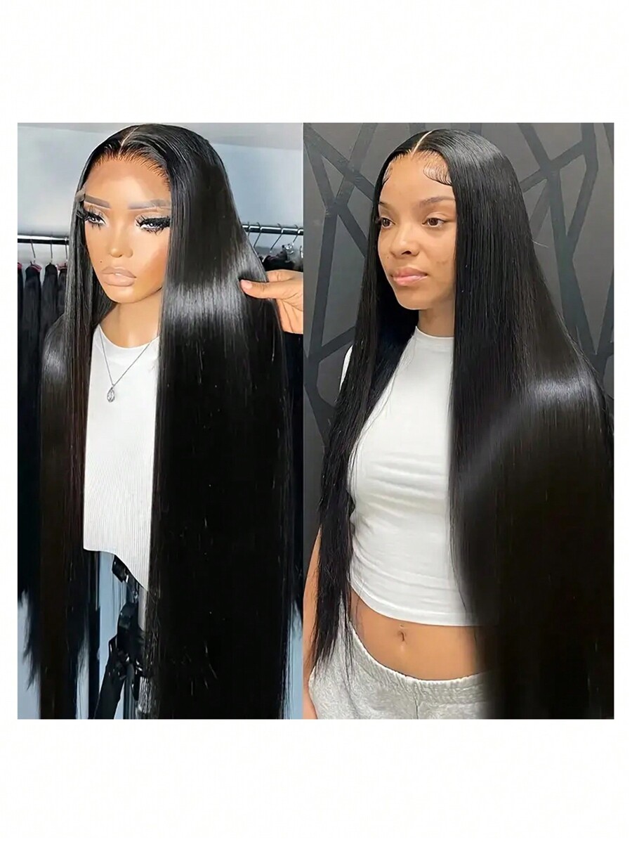 الباروكة المستقيمة الخصلات الأمامية الدانتيل ذات الزاوية المسبقة ...