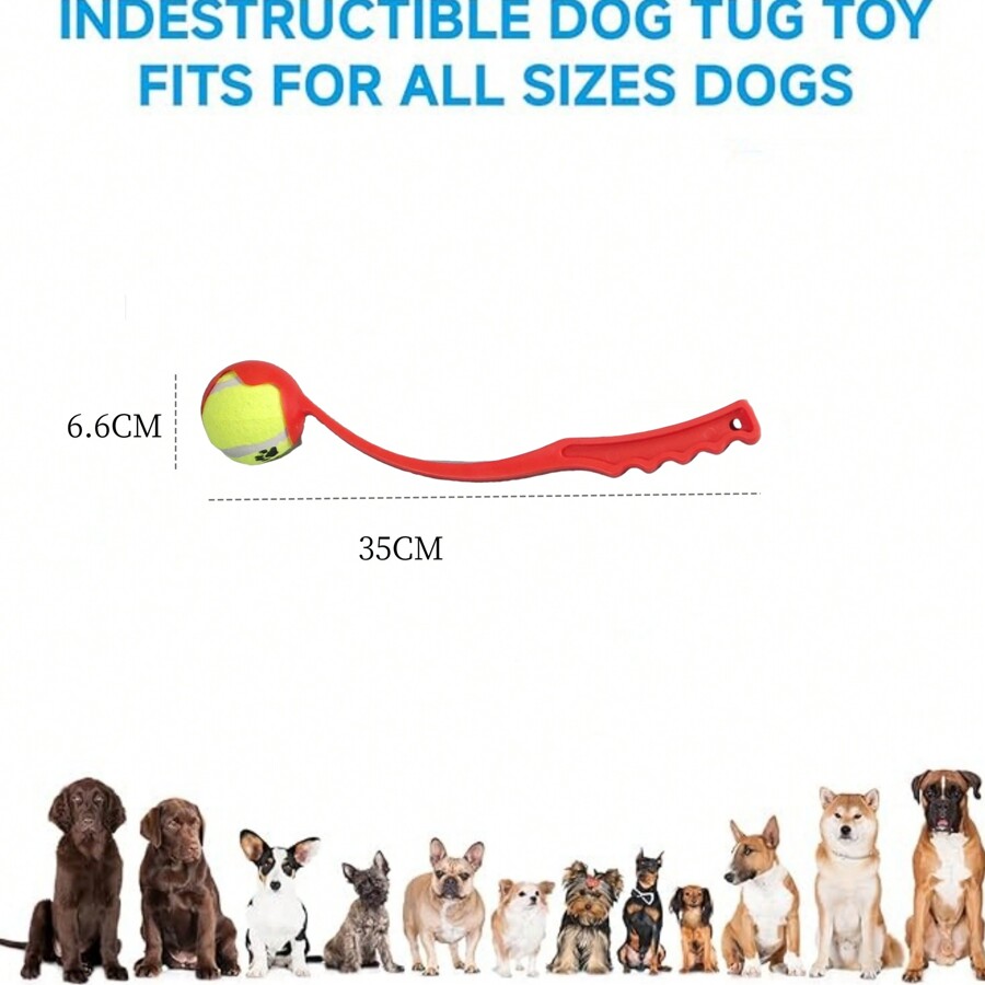 Interactive Pet Tennis Ball Launcher, Outdoor Dog Training Toy Throwing ...