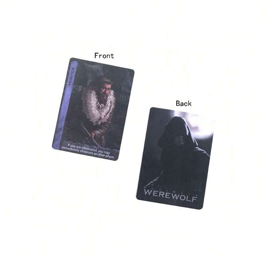 Ultimate Werewolf Card, Family Party Casual Tabletop Board Game Card ...