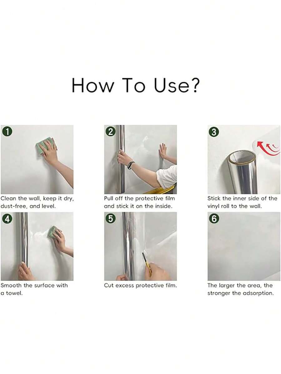 Película protetora de parede transparente, removível e adesiva - à ...