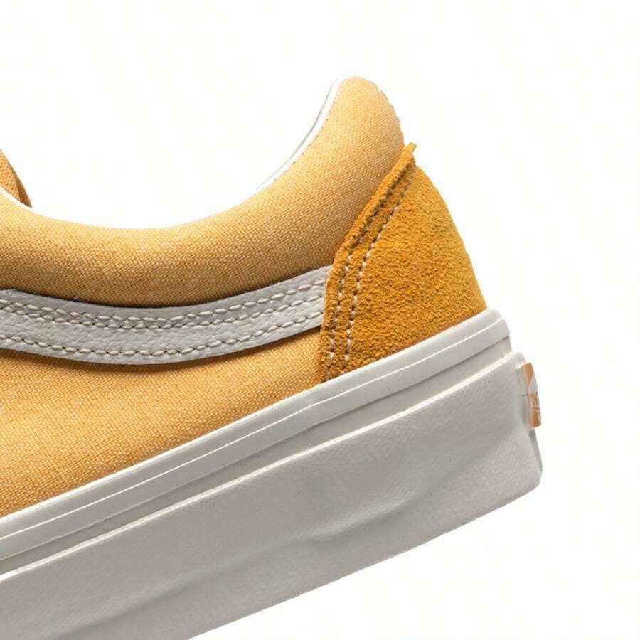 Vans Unisex Old School Mustard Yellow Low-Top Canvas Sneakers, Casual ...