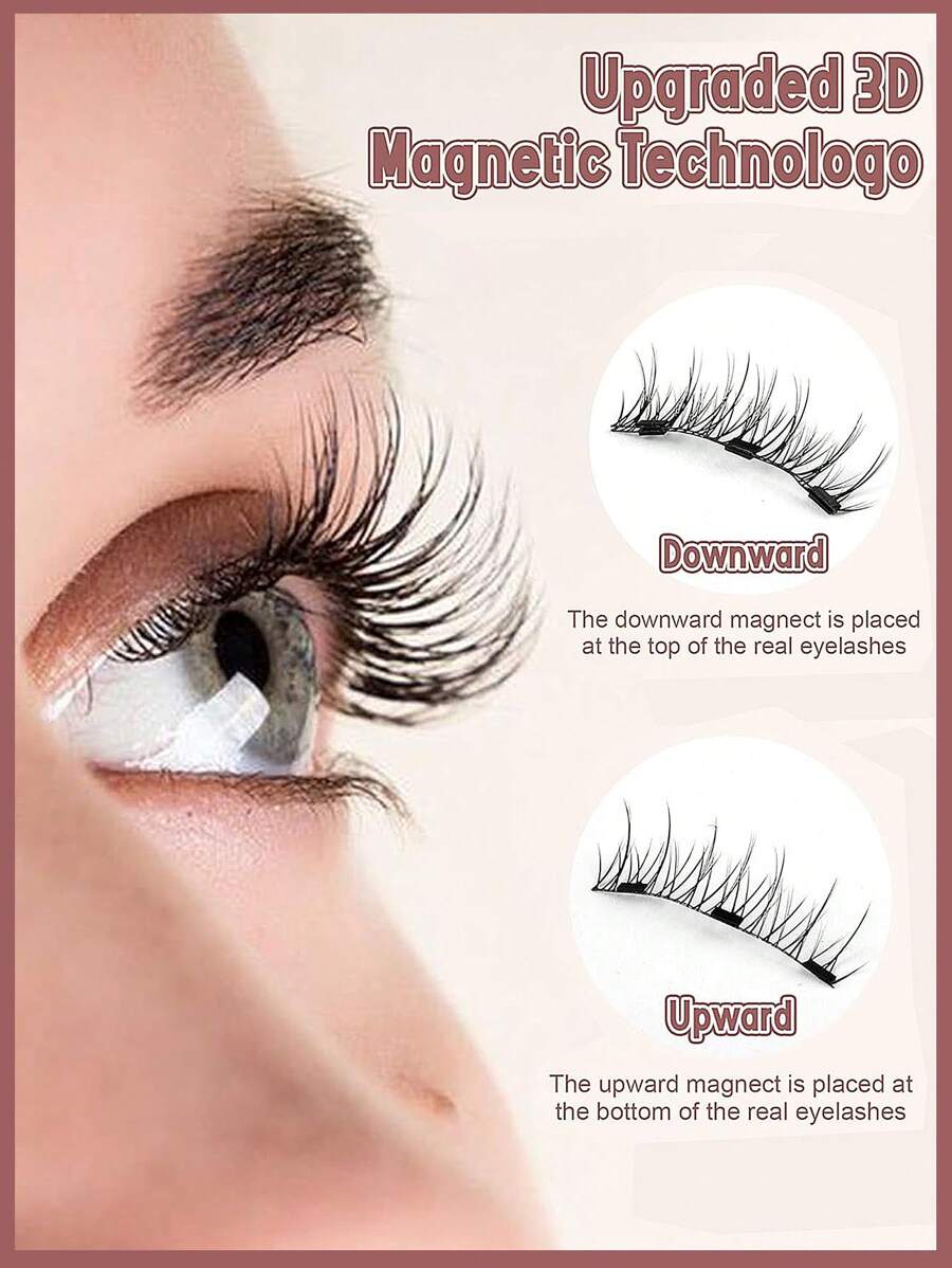 Natural Magnetic Powder, 2 Reusable Magnetic Powders, Applicator, No ...